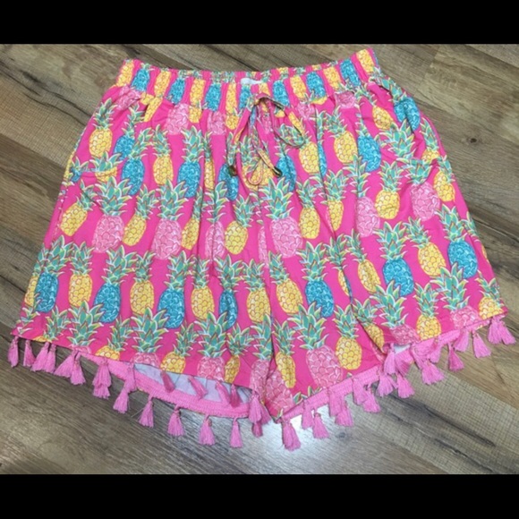Simply Southern | Shorts | Simply Southern Sm Pineapple Shorts | Poshmark